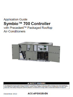 Precedent - Symbio® 700 controller - Application Guide – Trane ...