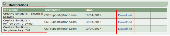 Trane Creative Solutions IOM's and Drawings in Model Number Lookup ...