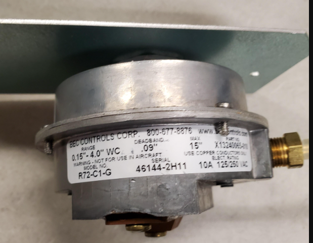 Intellipak Symbio Combustion Fan proving switch – Trane Commercial HVAC ...