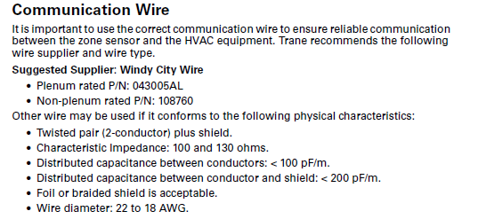 Odyssey RTRM to RTOM Modbus and Power Connection – Trane Commercial ...