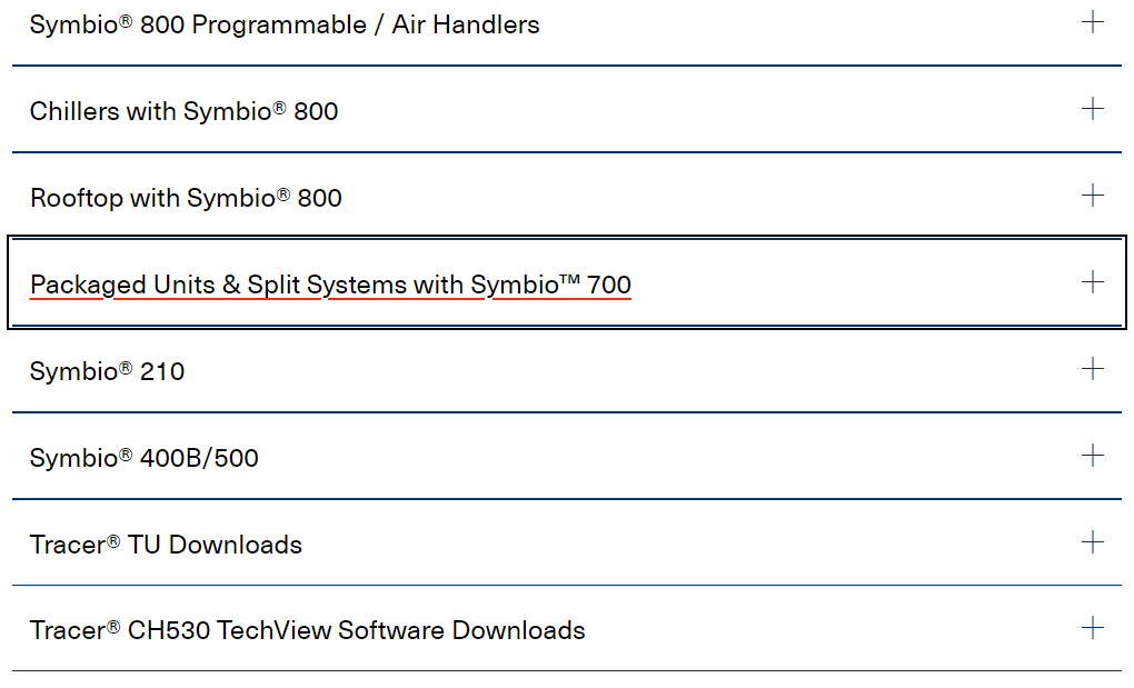 Symbio™ 700 - Firmware Update for Unit Controller Module – Trane ...