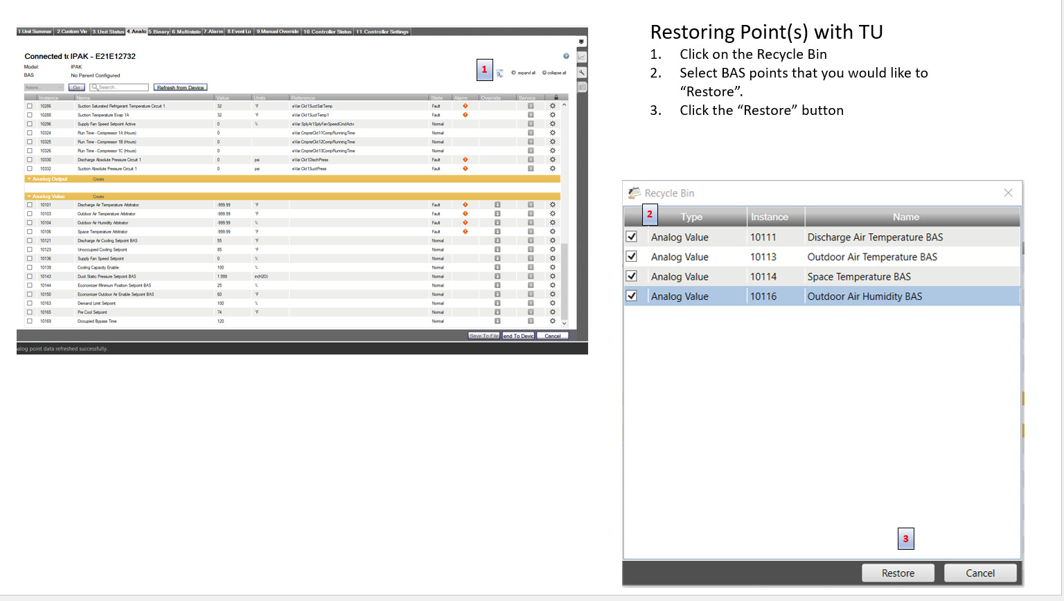 IntelliPak/RAUK Symbio 800 – BACnet Out-of-Service control scheme ...