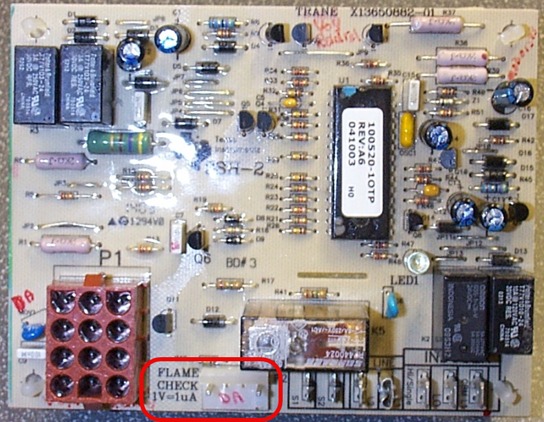 Flame Signal Testing on Voyager II – Trane Commercial HVAC Help Center