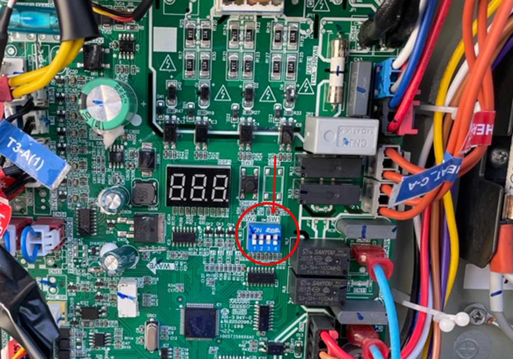Foundation - Medium - How to set the SW1 dip Switches on the Main Board – Trane Commercial HVAC ...