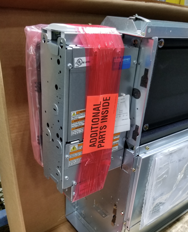 Fancoil Auxiliary drain pan shipping location and part numbers – Trane ...